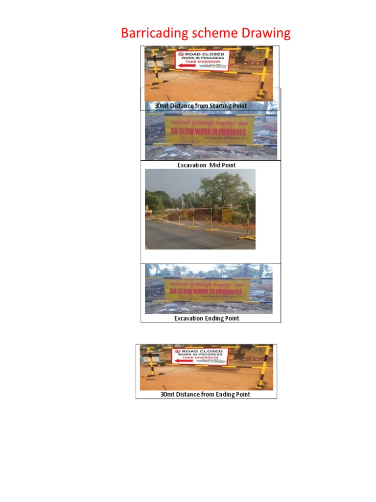 Barricading Scheme Drawing | PDF