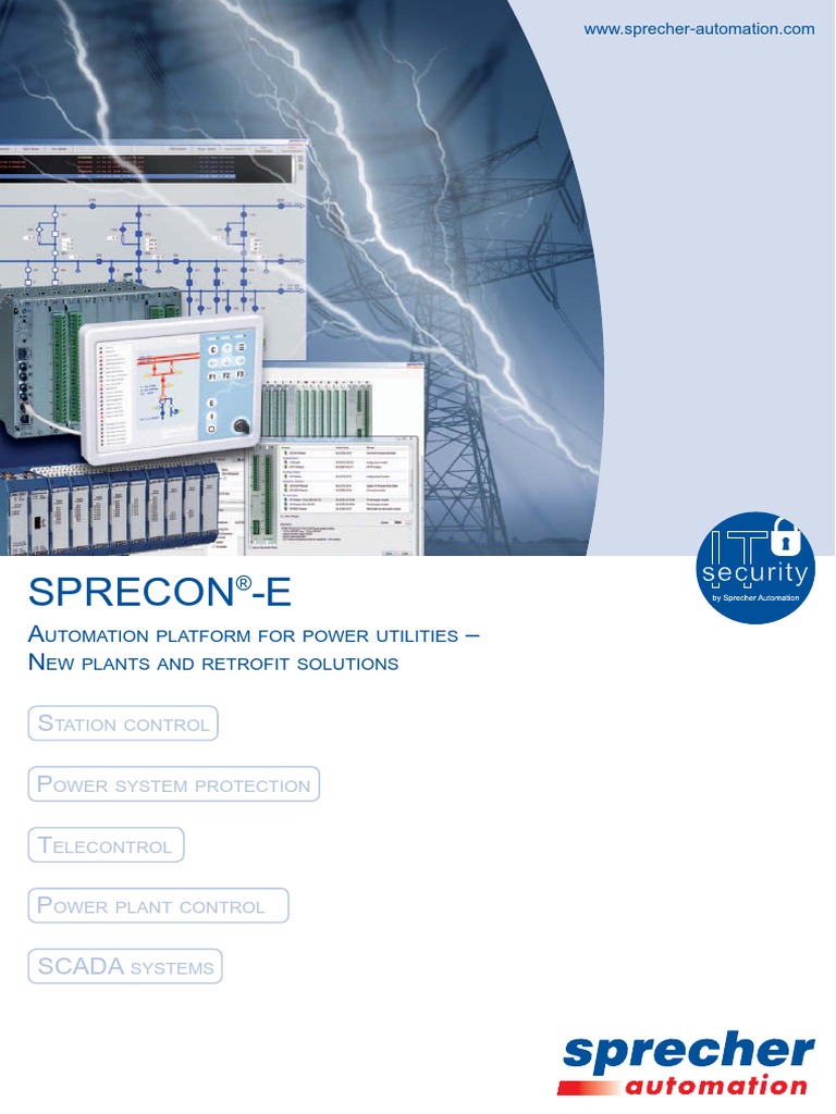 Sprecon e Automation Platform For Power Utilities Eng 197651 | PDF ...