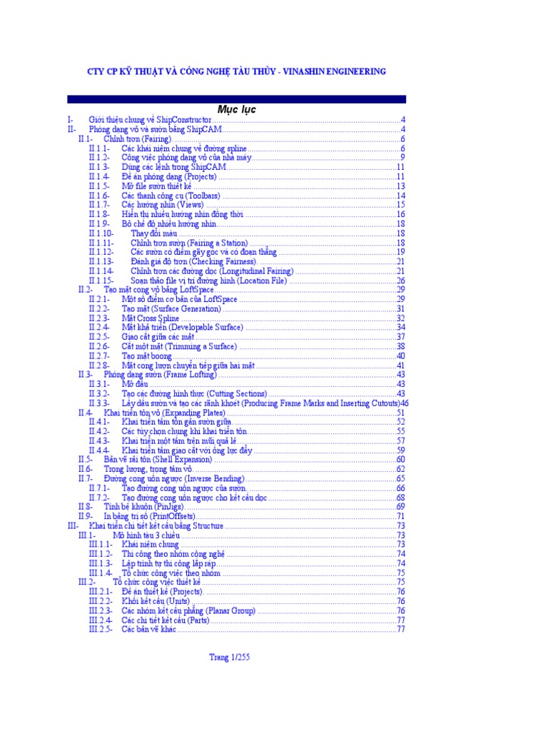 Giao Trinh ShipConstructor | PDF