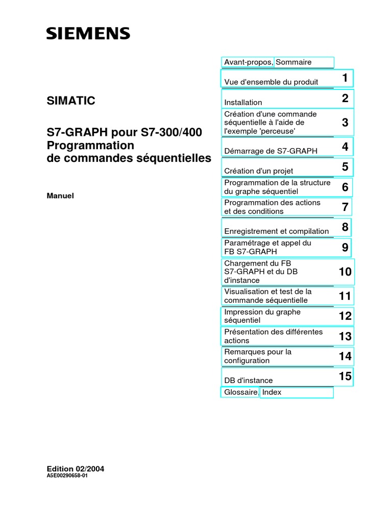 S7-GRAPH - Programmation de Commandes Sequentielles PDF | PDF | Computer Programming | Software