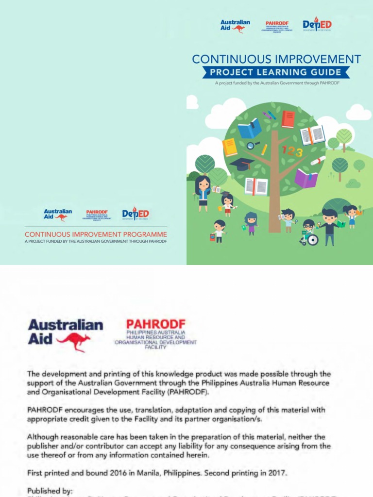 DepEd - Continuous Improvement - Project Learning Guide v2 | PDF ...