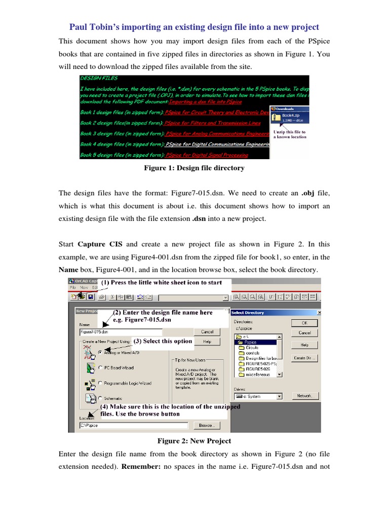 Importing .dsn Files in OrCAD Capture | PDF