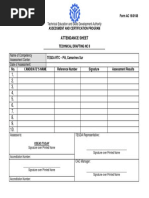 TESDA Assessment Application Form PDF | PDF | Learning | Business