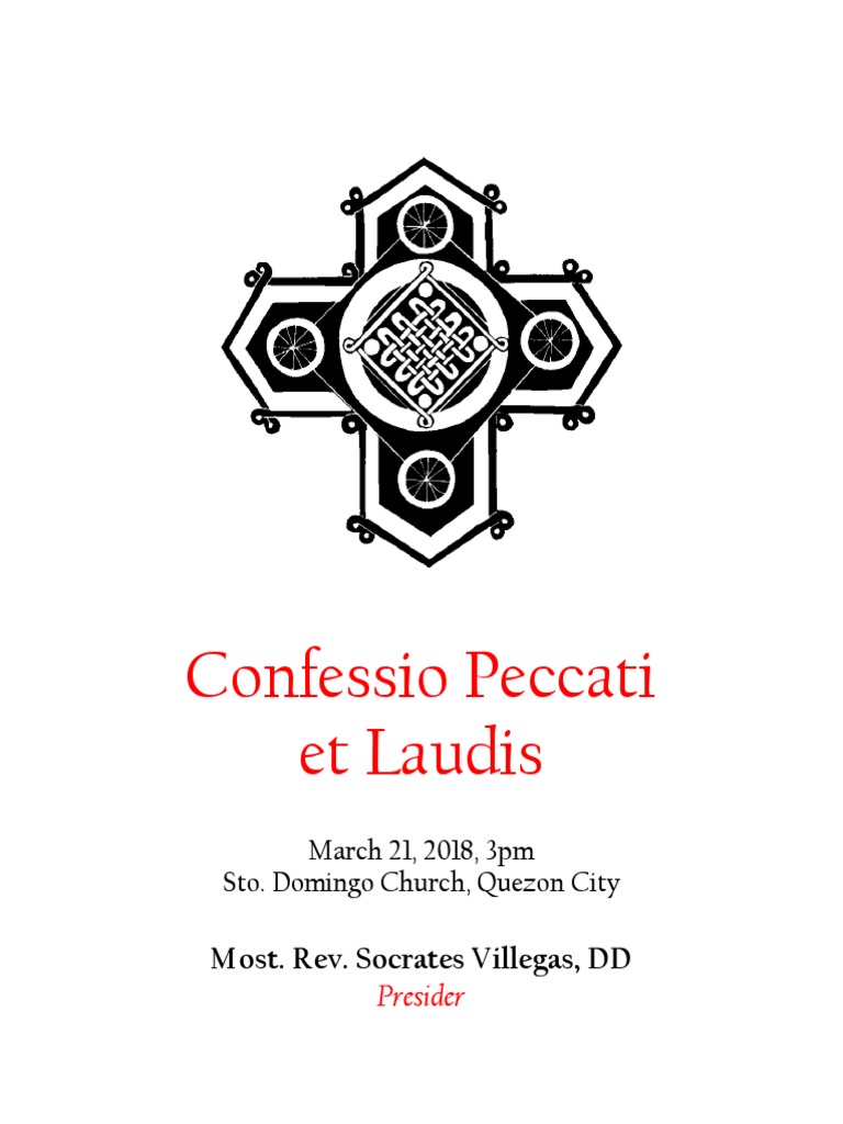 Confessio Peccati Et Laudis Revised | PDF | Pénitence | Confession ...