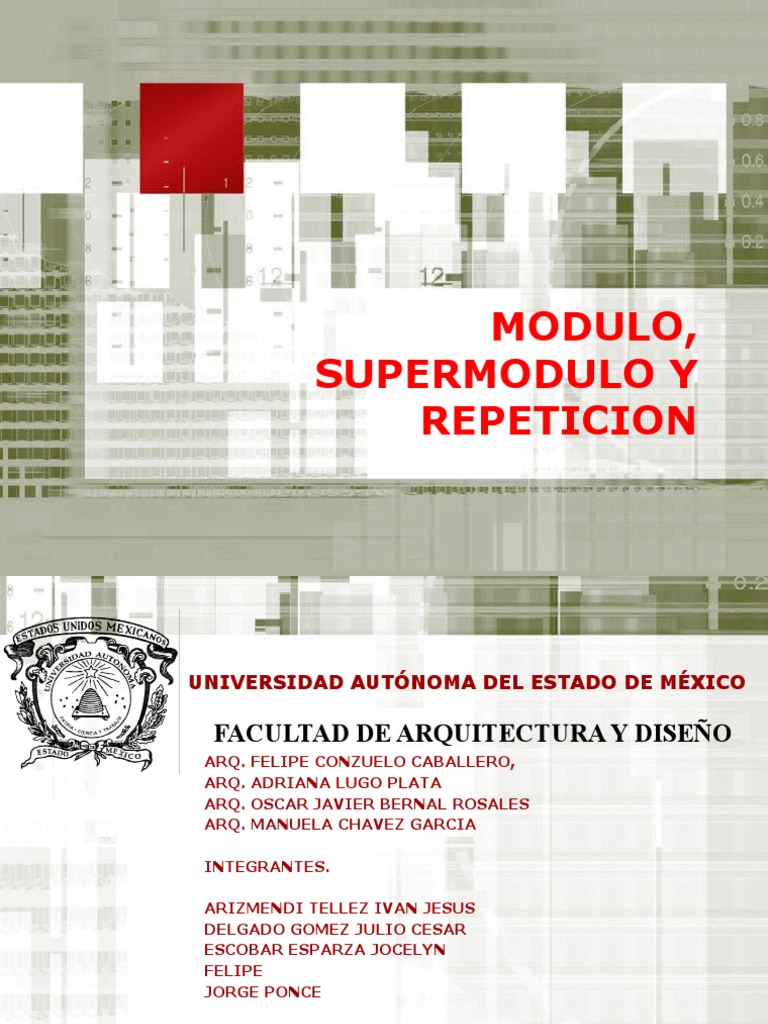 Modulo, Supermodulo y Repeticion | PDF