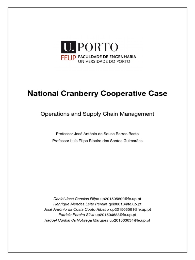 NCC Case | PDF | Cranberry | Overtime
