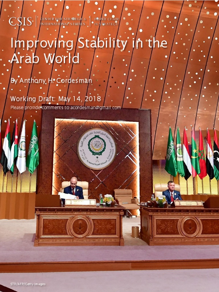 Improving Stability Arab World | PDF | Gulf Cooperation Council | Arab ...