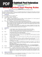 Blackball Rules | PDF | Snooker | Referee
