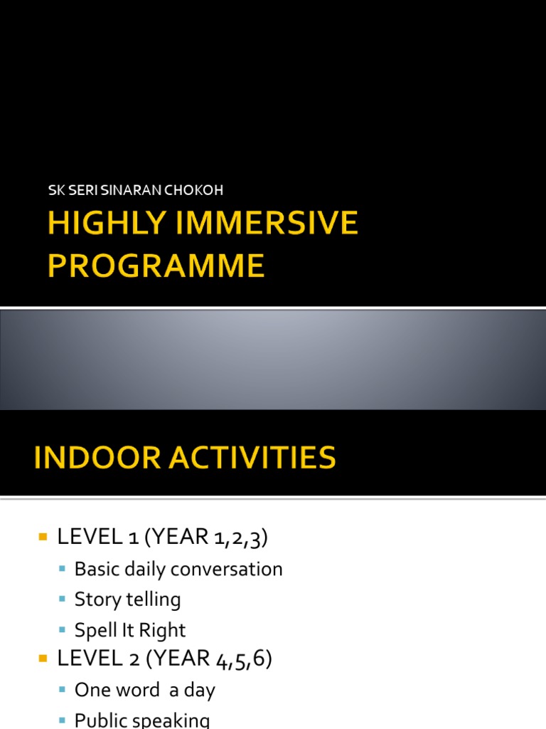 English Learning Program Overview | PDF