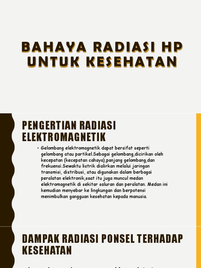 Radiasi HP | PDF