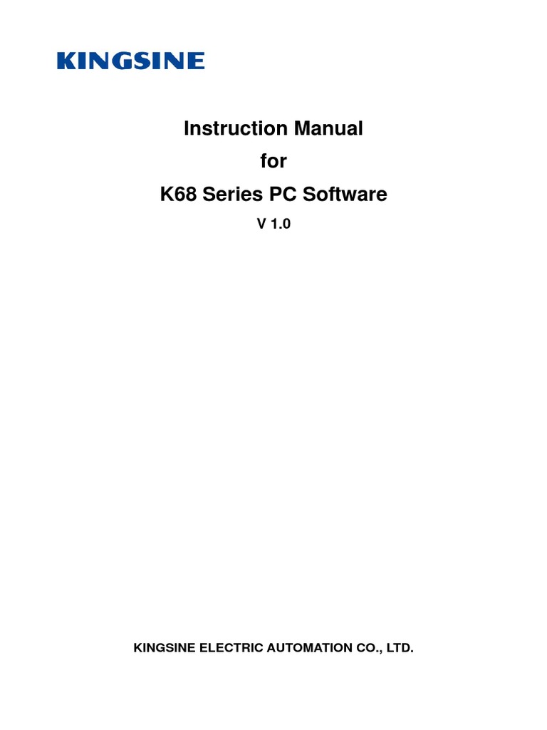 K68i PC Manual | PDF | Relay | Power Supply