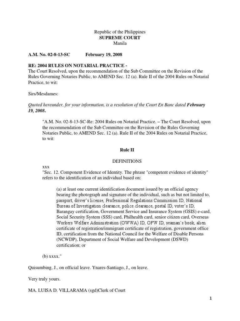 2004 Notarial Law As Amended | PDF | Notary Public | Signature