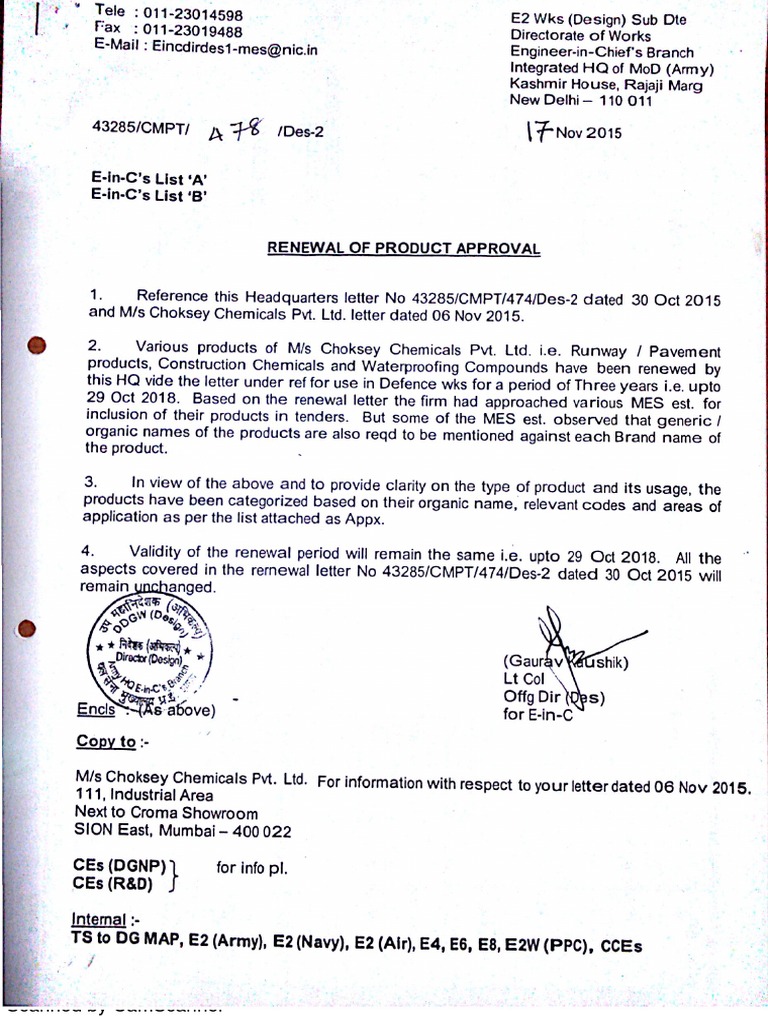 Additional Letter | PDF