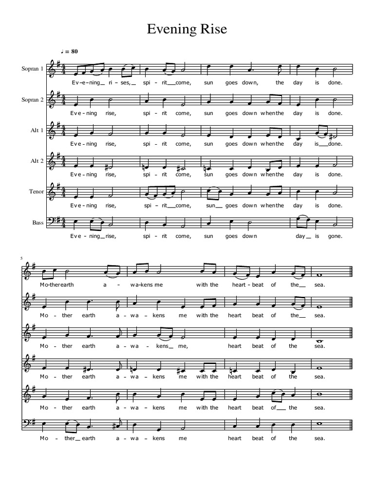 Evening Rise | PDF | Nature