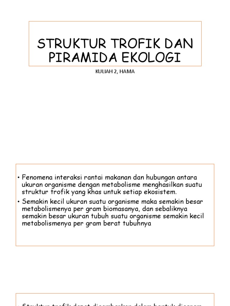 2a. Struktur Trofik Dan Piramuda Ekologi | PDF