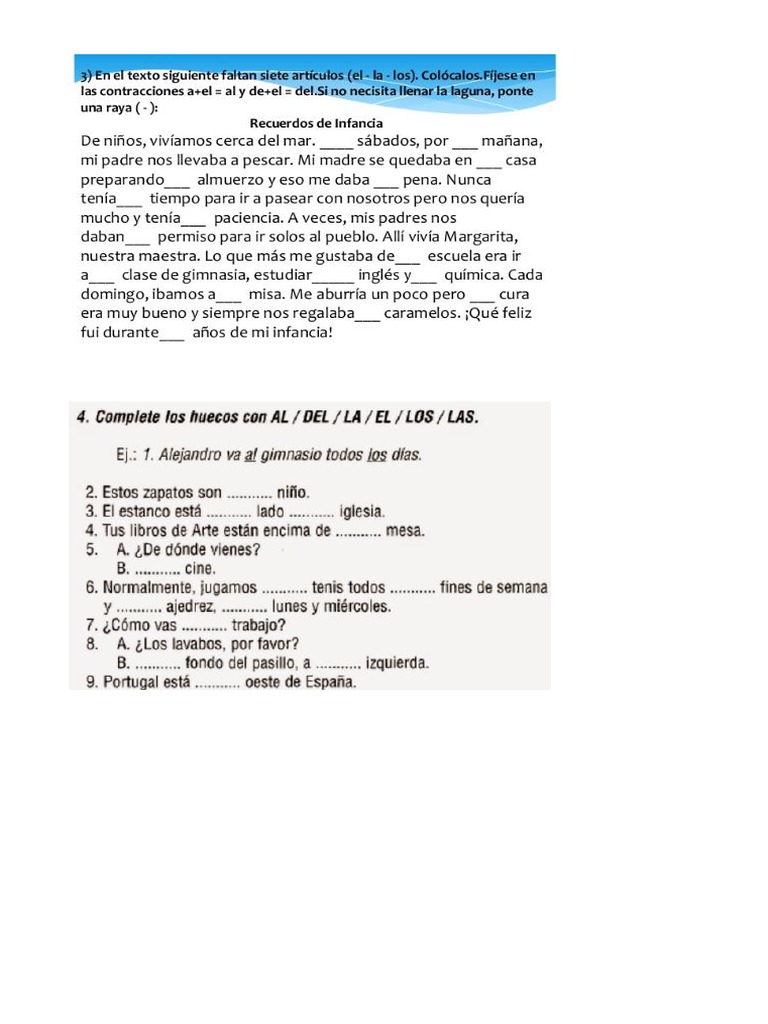 Ejercicios Con Sustantivos y Adjetivos | Descargar gratis PDF | Adjetivo | Sustantivo