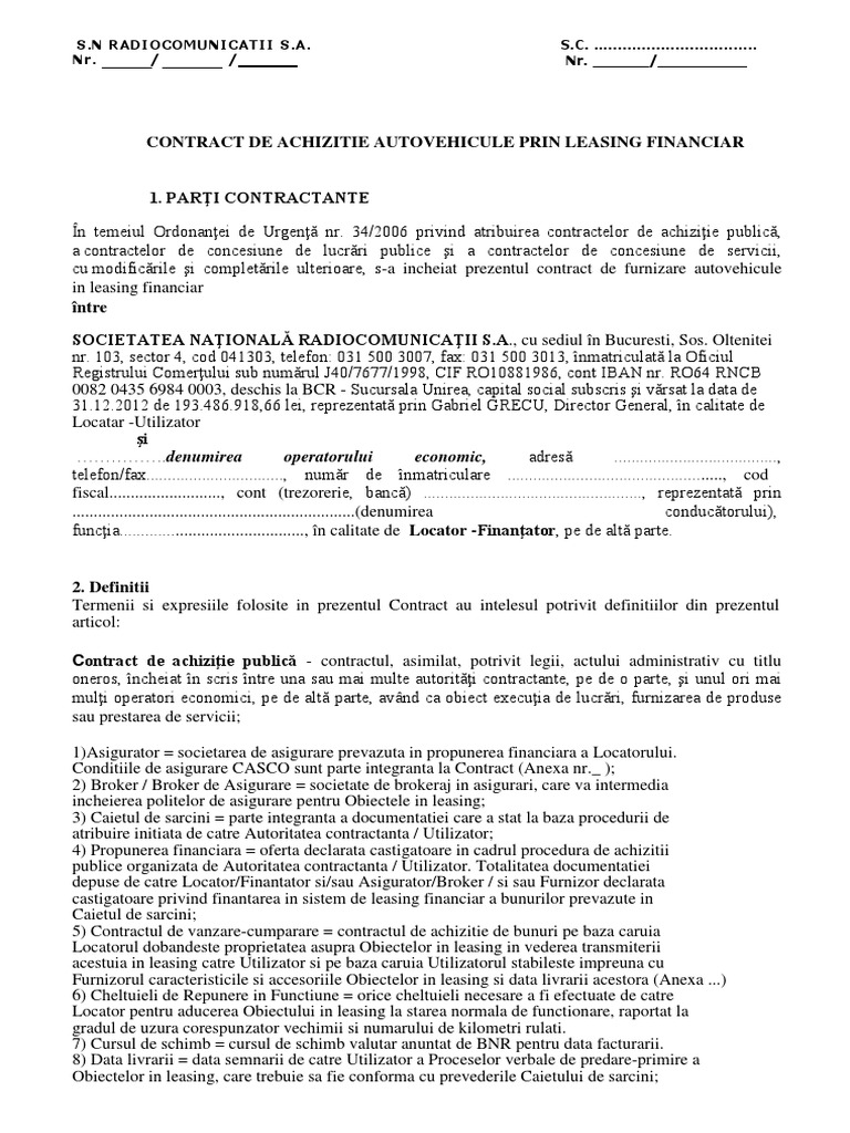 Draft Contract | PDF