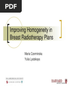 QUANTEC RT Constraints | PDF | Radiation Therapy | Diseases And Disorders