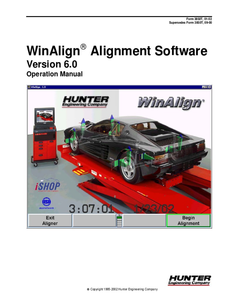 Hunter Win Align Manual | PDF | Login | Databases