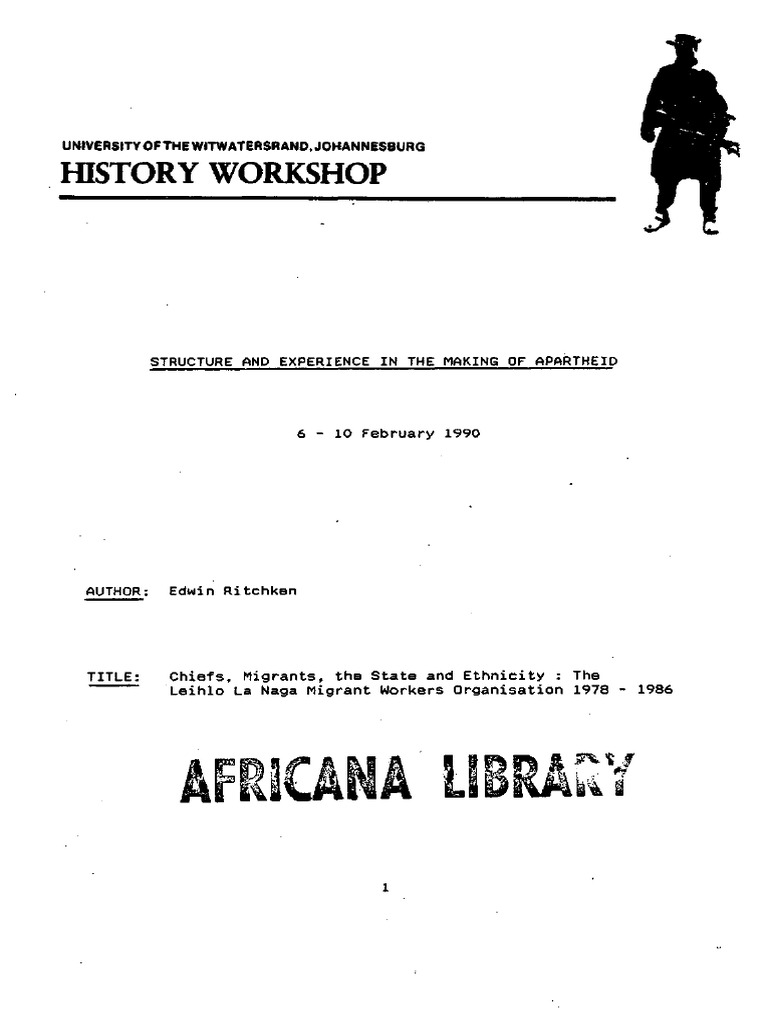 Migrant Mapulana People | PDF | Ethnic Groups | Ideologies