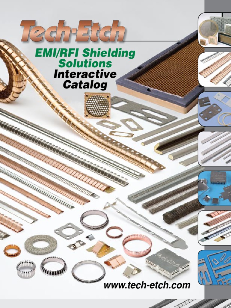 Shielding Catalog Tech-Etch 109 | PDF | Alloy | Stainless Steel