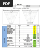 Hopper Volume Calculation PDF | PDF | Physics | Physical Quantities