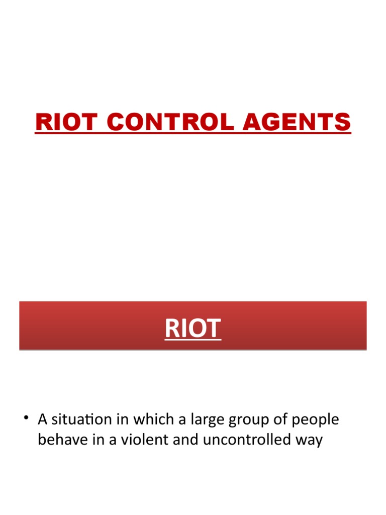 Riot Control Agents | PDF | Nature