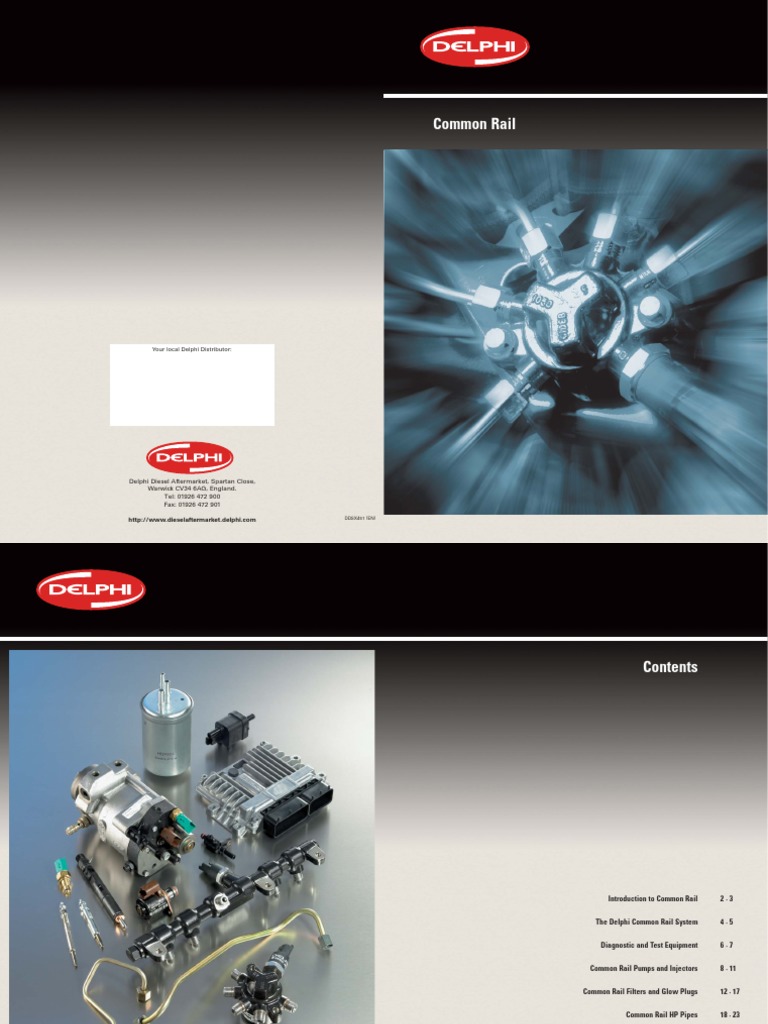 Delphi Common Rail | PDF | Fuel Injection | Emission Standard