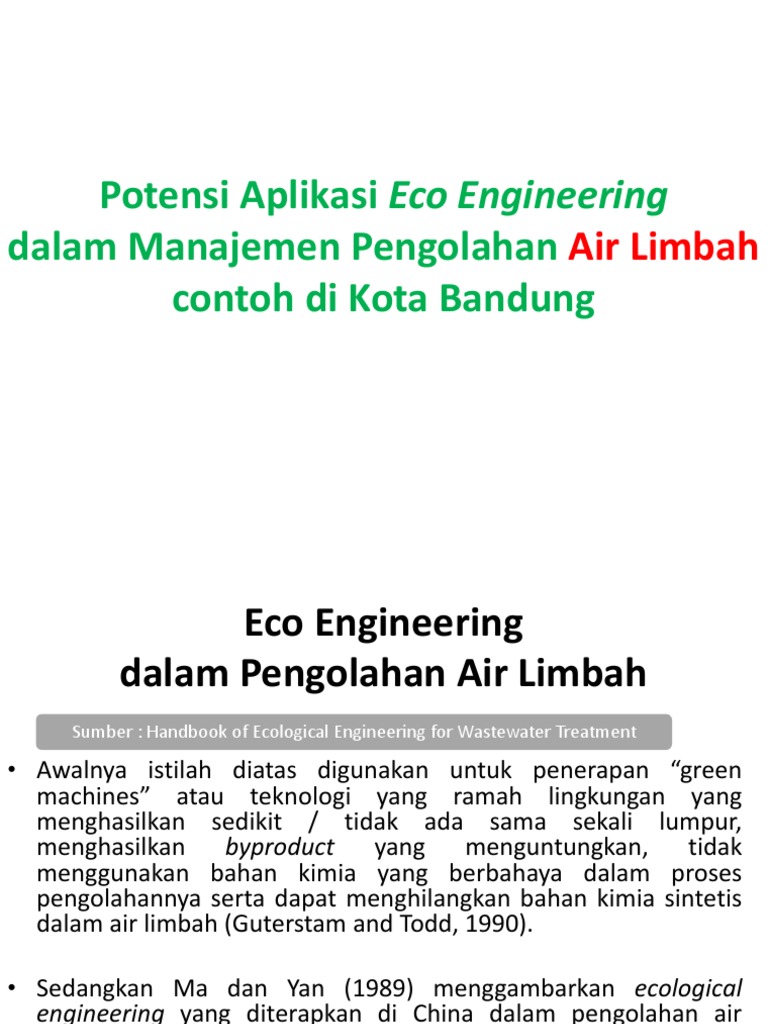 Potensi Curug Ece dalam Pengolahan Limbah | PDF