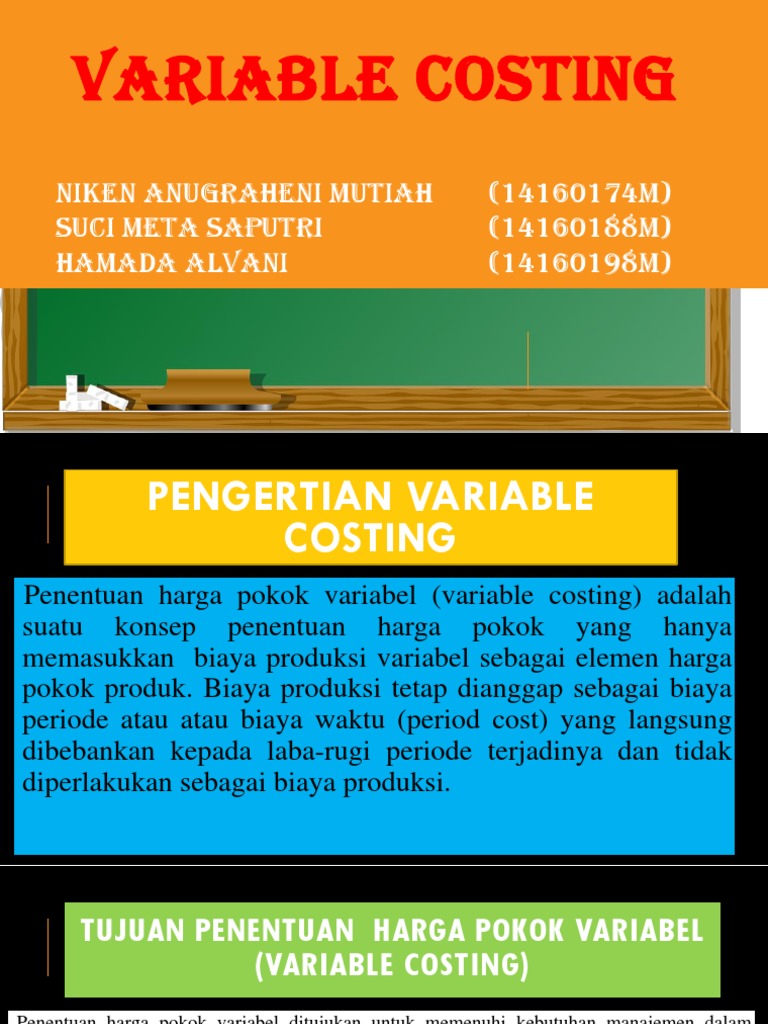 Understanding Variable Costing Concepts | PDF