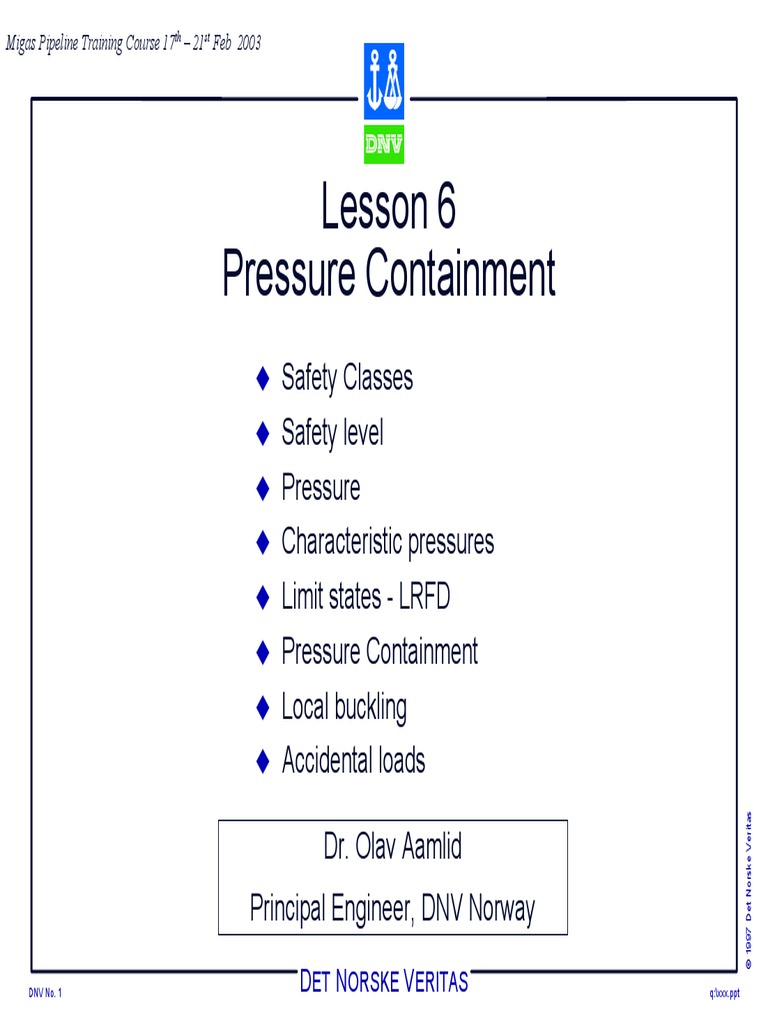 06 Pressure Containment | PDF | Buckling | Yield (Engineering)