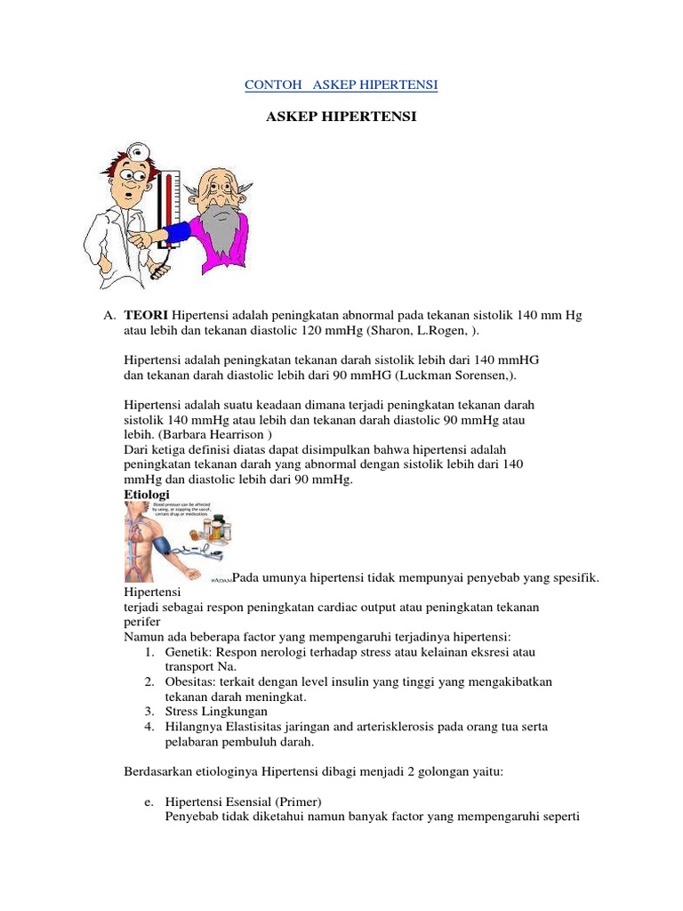 Contoh Askep Hipertensi RPL | PDF