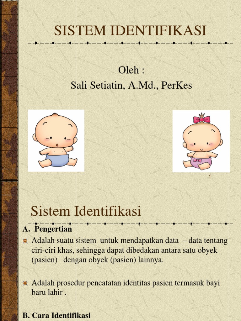 Pertemuan I Identifikasi, KIB, KIUP | PDF