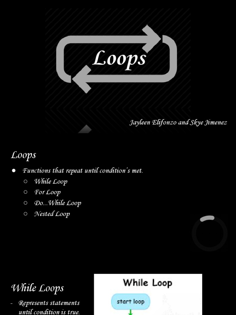Loops | PDF | Control Flow | Computer Programming