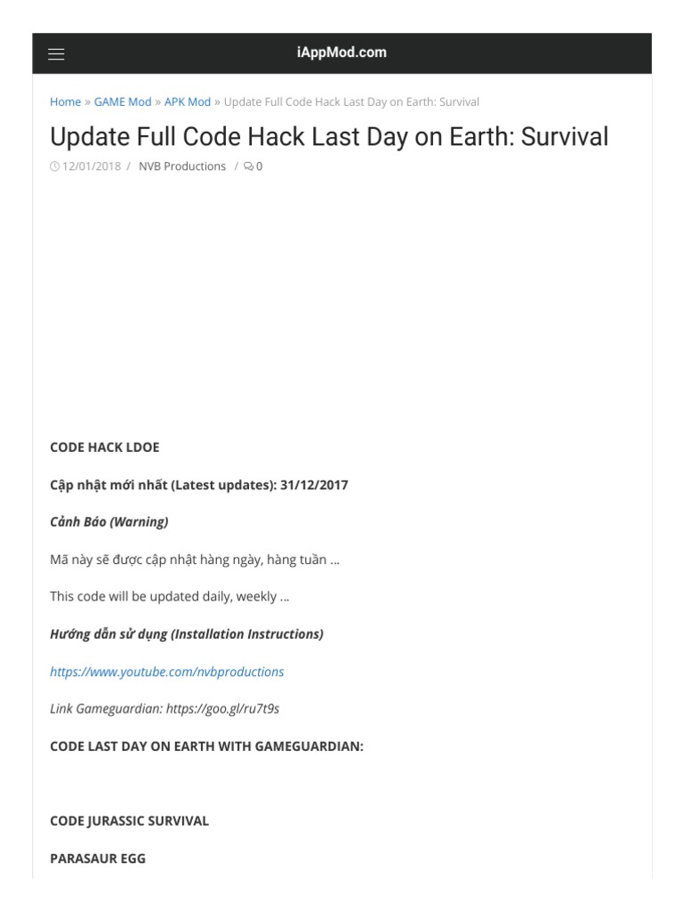 Ldoe Full Code | PDF