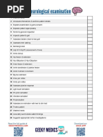 Lower Limb Neurological Examination OSCE Checklist Geeky Medics | PDF | Human Leg | Neurology