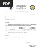 Sample LETTER OF REQUEST FOR SCHOOL FORM 137 | PDF