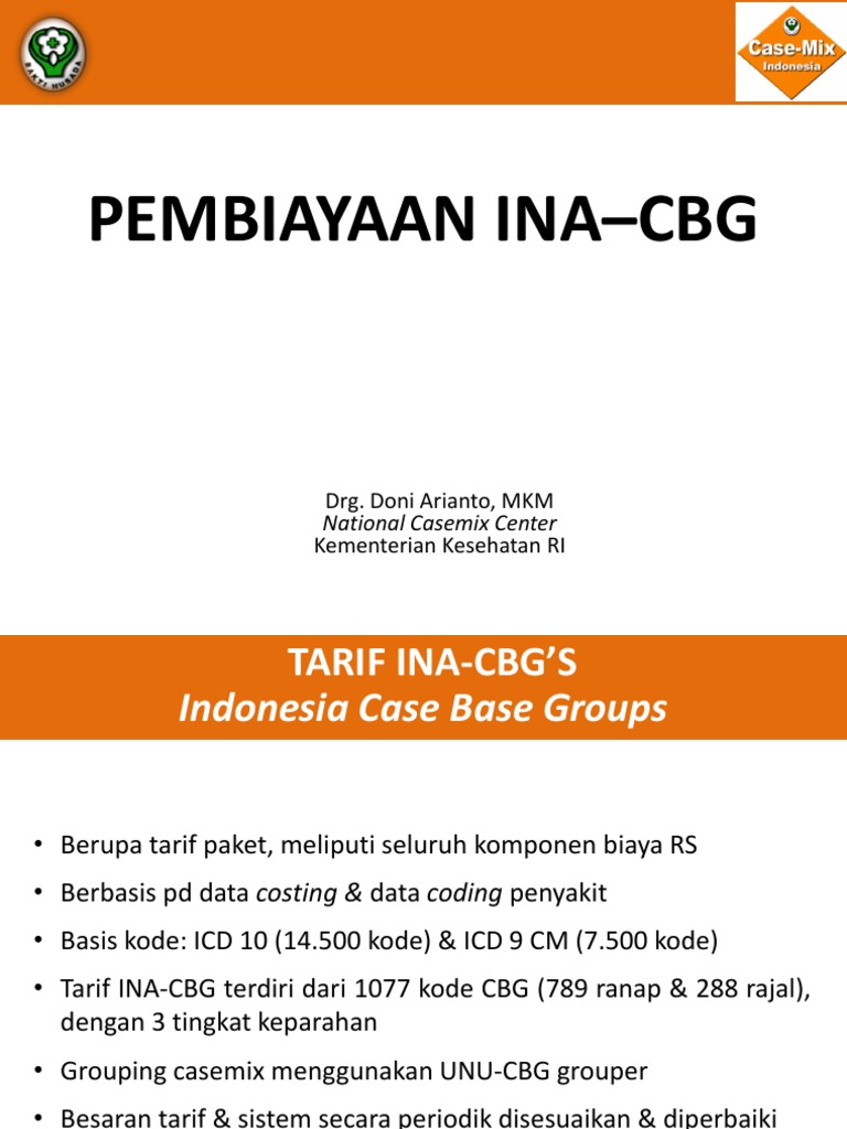 Tarif Ina CBG | PDF