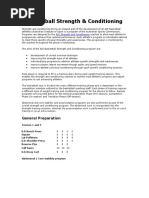 Basketball: 12-Week Off-Season Conditioning Plan | PDF | Physical Exercise