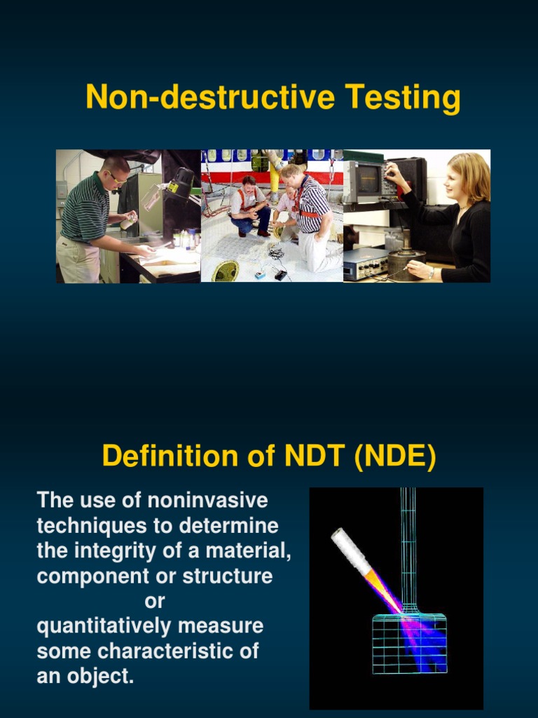 Non-Destructive Testing | PDF | Nondestructive Testing | Radiography