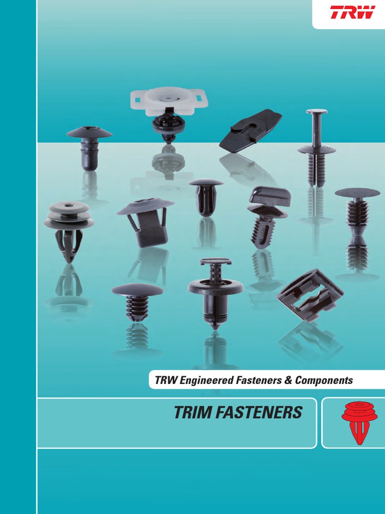Trim Fasteners Engl | PDF | Nut (Hardware) | Screw