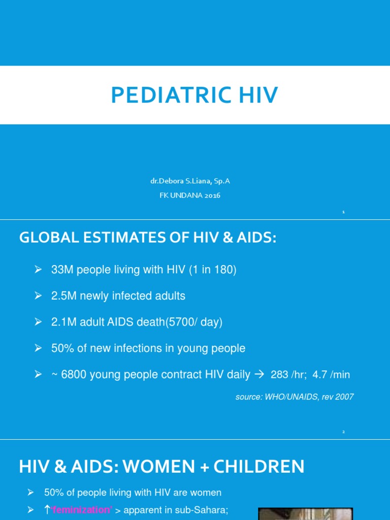 Pediatric Hiv | PDF | Hiv | Management Of Hiv/Aids
