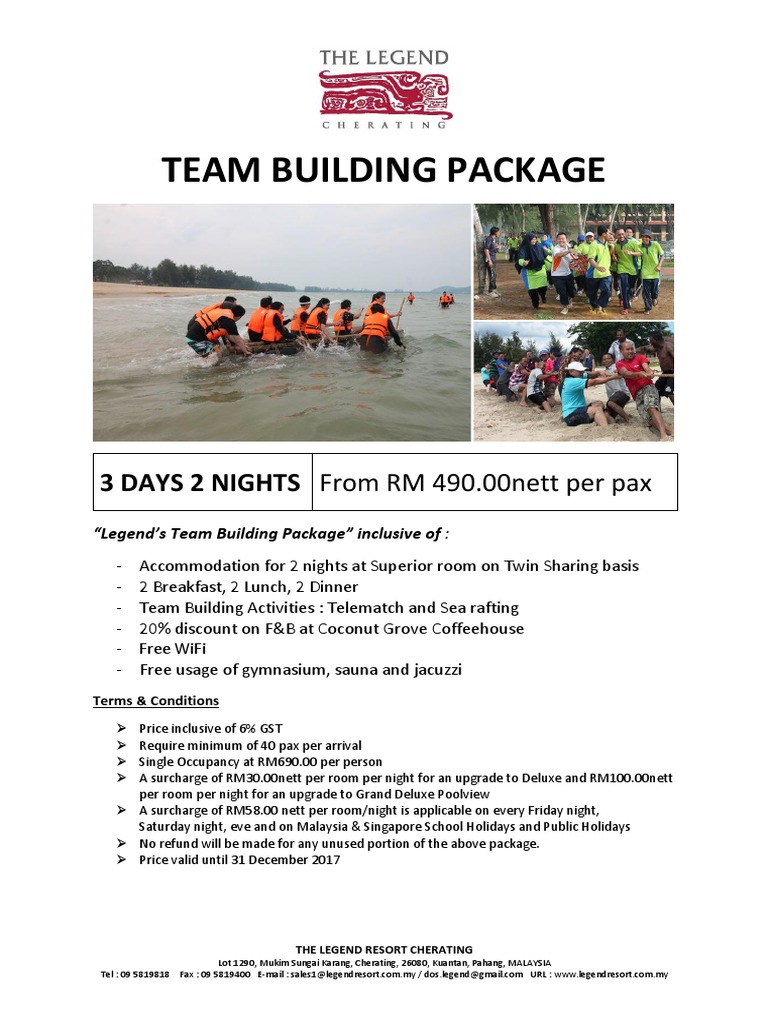 Cherating Team Building Package | PDF