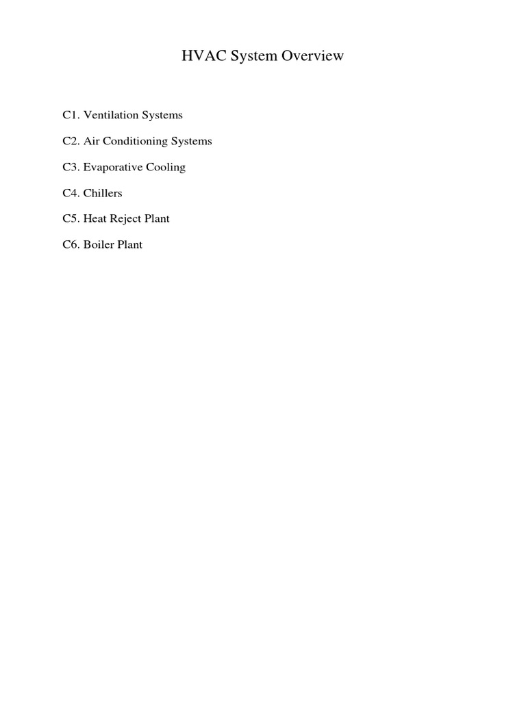 HVAC System | PDF | Hvac | Air Conditioning