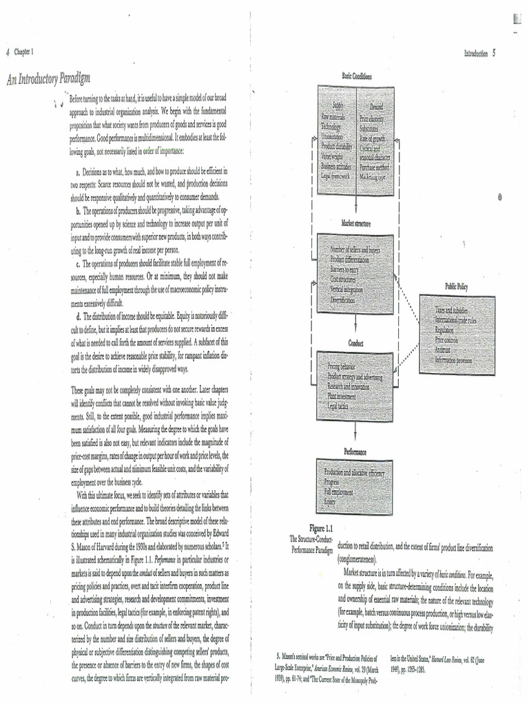 Scherer y Ross 1990 Cap.1 Parte 2 | PDF