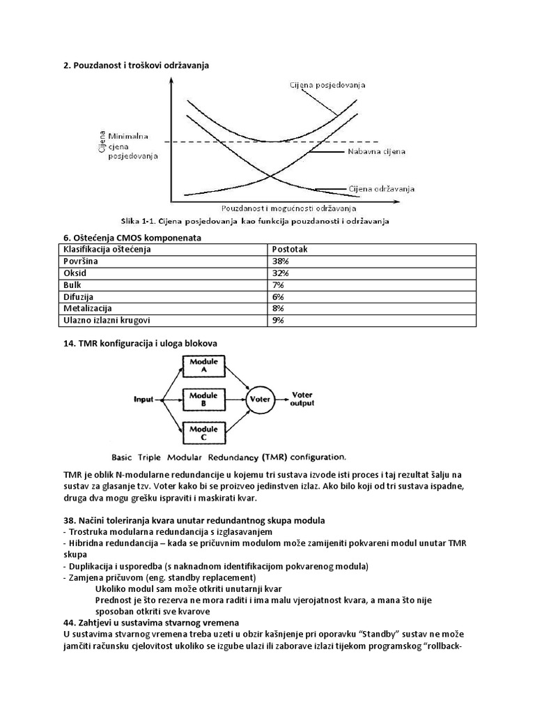 Pouzdanost I Dijagnostika Računalnih Sustava - Teorije Skripta PDF | PDF