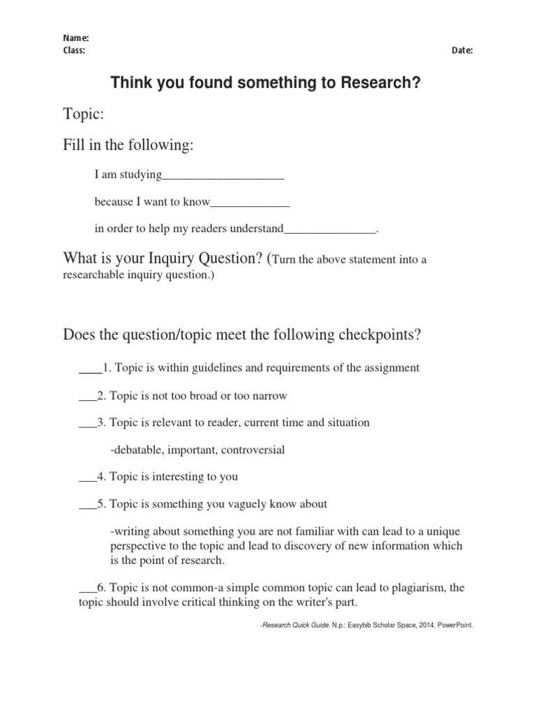 Research Topic Development Guide | PDF | Career & Growth