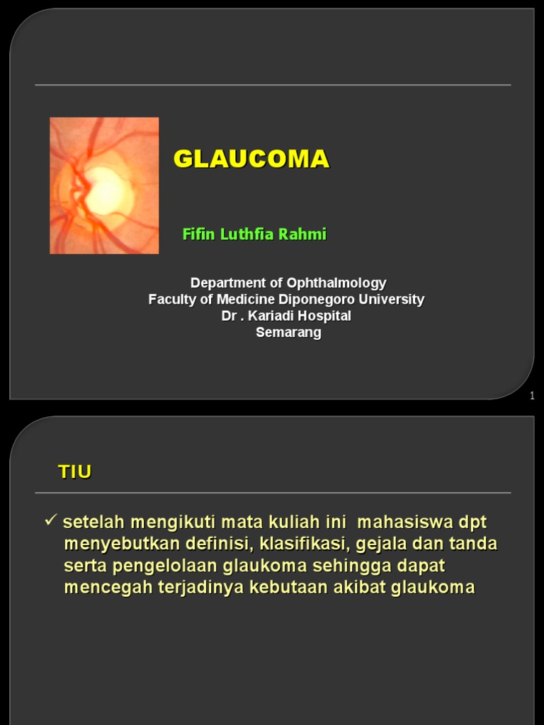 Glaucoma | PDF | Glaucoma | Senses