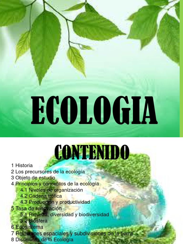 Ecologia | Ecología | Biodiversidad