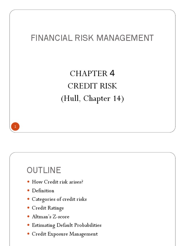 Chapter 4 Credit Risk PDF | PDF | Credit Default Swap | Credit Rating